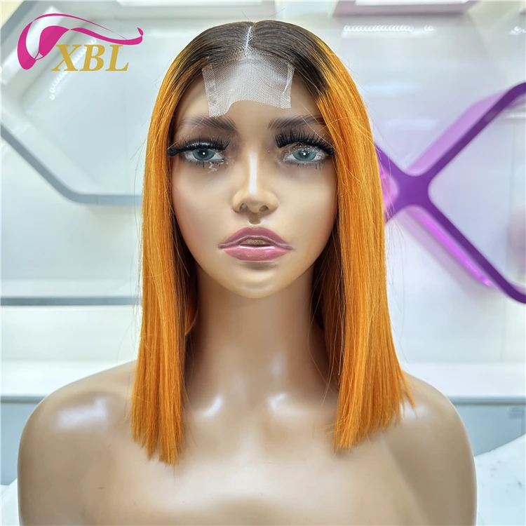 Xbl Raw Hair Bob Wig 2x6 Transparent Lace One Donor Virgin Human Hair Short Wig Us Warehouse ...