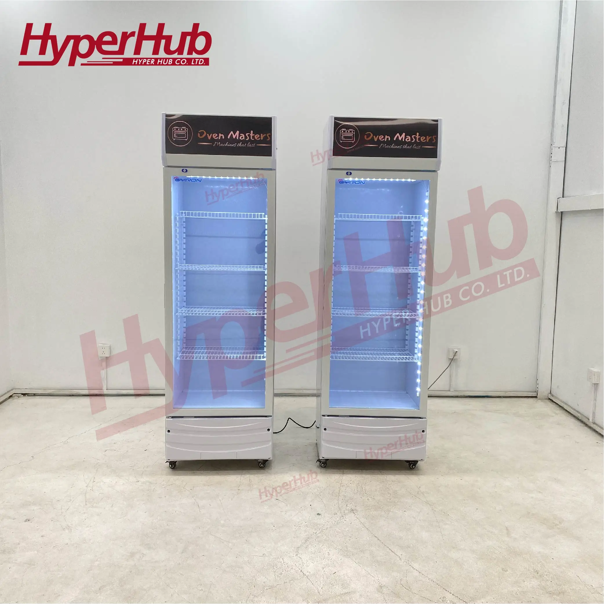 Supermarket Single-Temperature Upright Display Fridge 1/2/3 Glass Door ...
