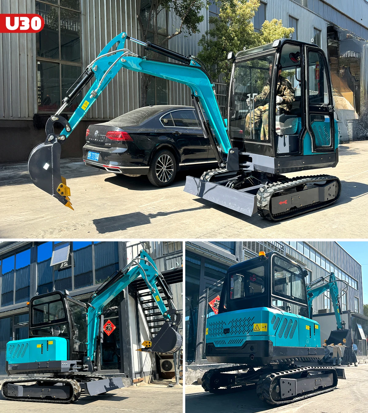 Kubota Engine Excavator - 2 Ton Mini Diggers for Earthmoving