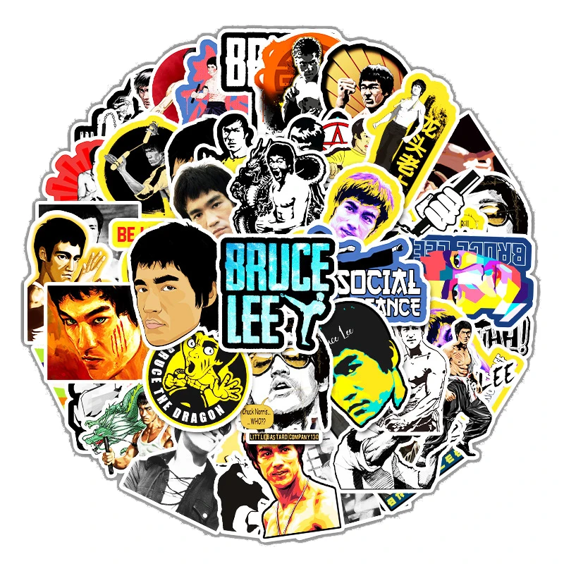 Stickers, Labels & Tags Bruce Lee Matte Vinyl Waterproof Stickers ...