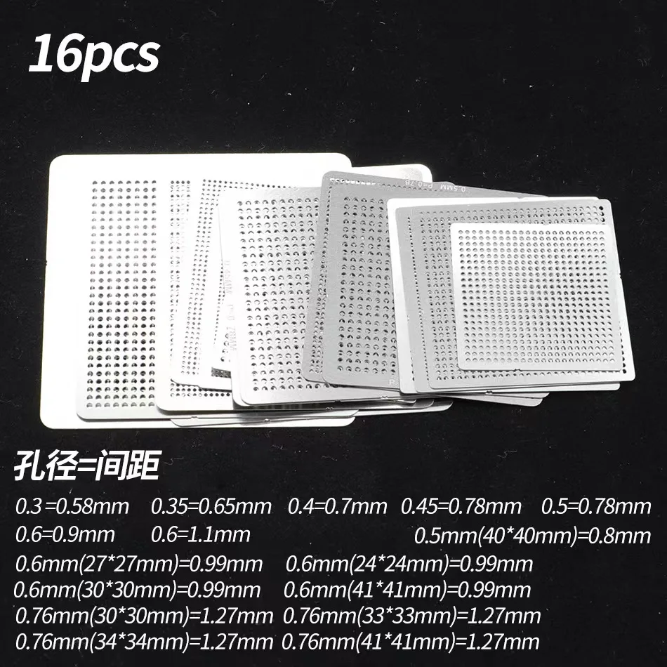 Universal Bga Reballing Stencil Kit Directly Heated Stencil Holder Fixture Template Jig For Ddr