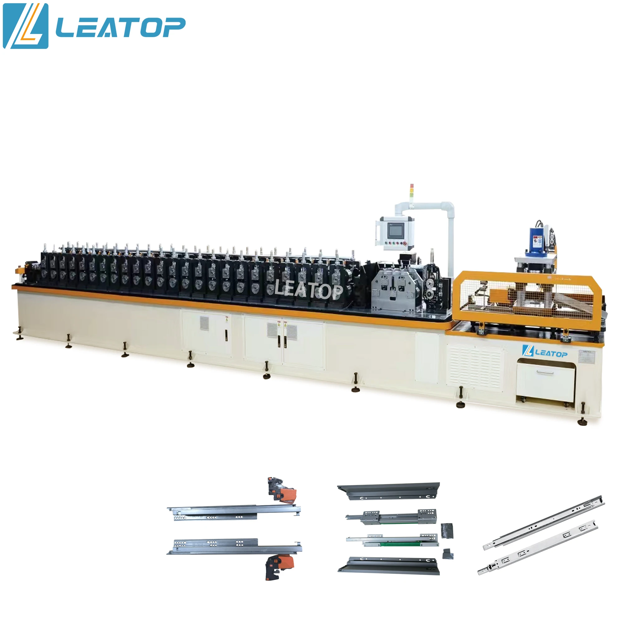 Metal Steel Drawer Soft Closer Hydraulic Buffer Hidden Heavy-duty ...