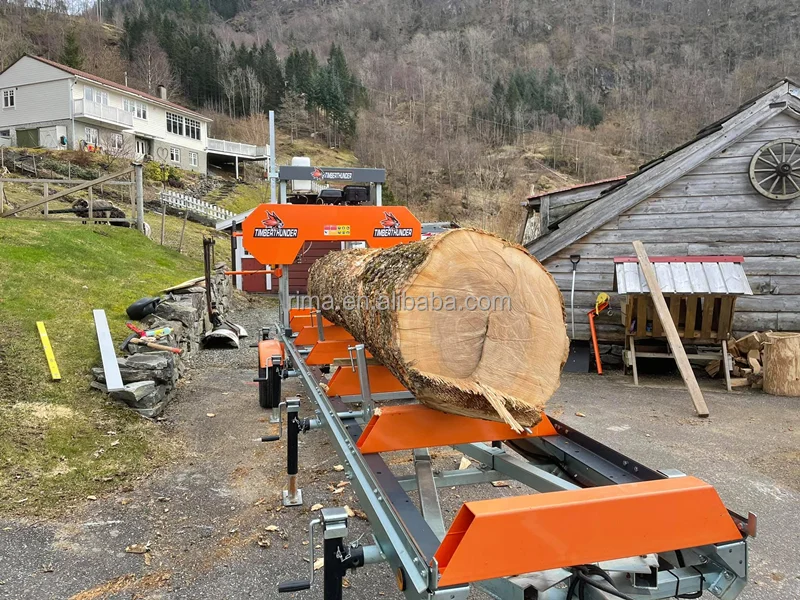 15hp Portable Diesel Sawmill - Efficient Wood Cutting