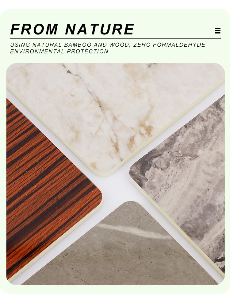 Modern High Glossy Pvc Bamboo Charcoal Indoor Living Room Tv Wall ...