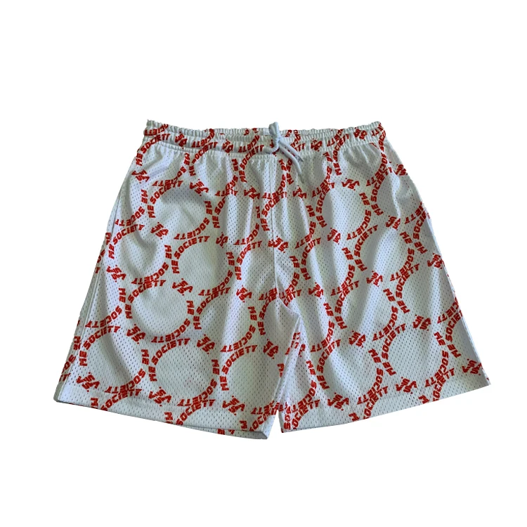 Custom All over Graphic Printing Polyester Beach Shorts