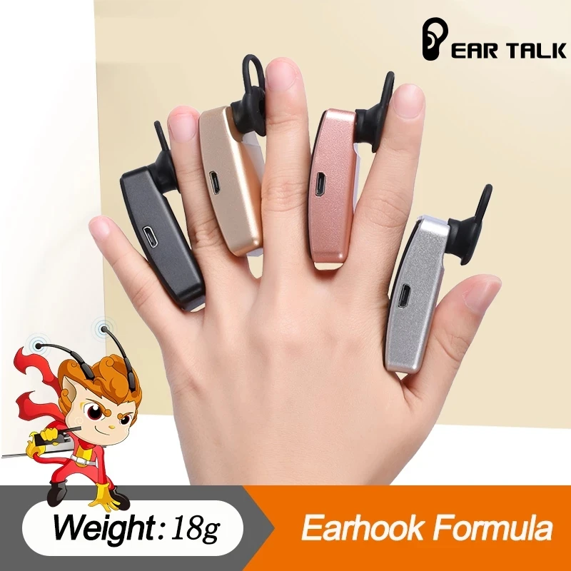 Headset Walkie Talkie Wireless Calling Outdoor In-ear Mini Intercom For ...