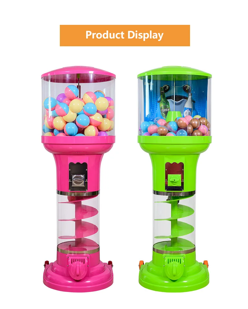 Big Size Capsule Vending Machine - Spiral Gumball Fun