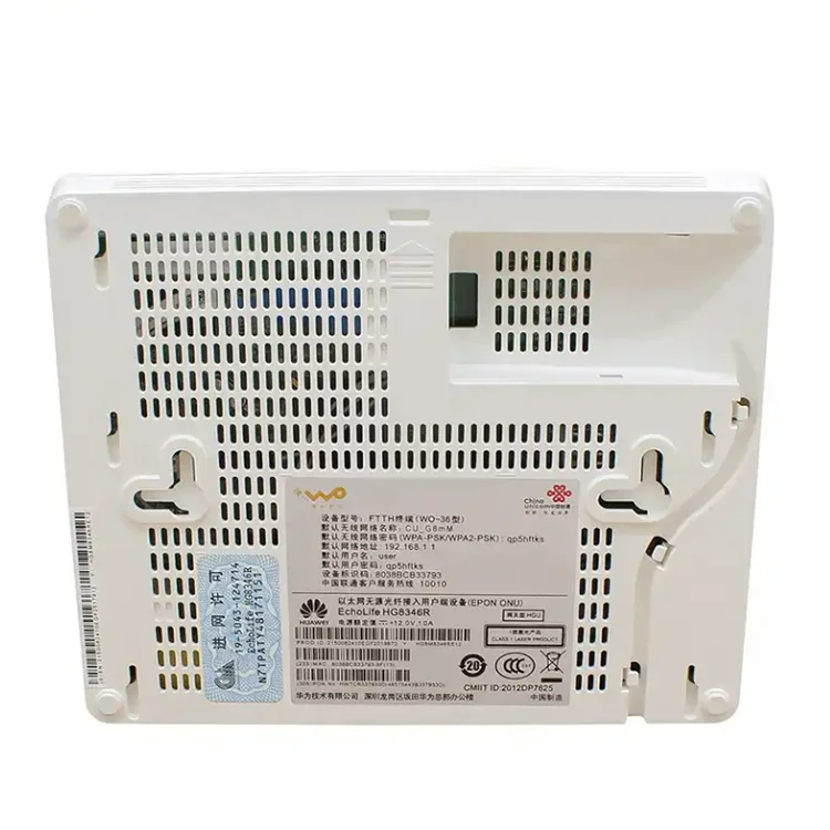 OUN XPON/GPON HG8346M 4FE + 2POT+ 2.4G WIFI GPON FTTH English Firmware ...