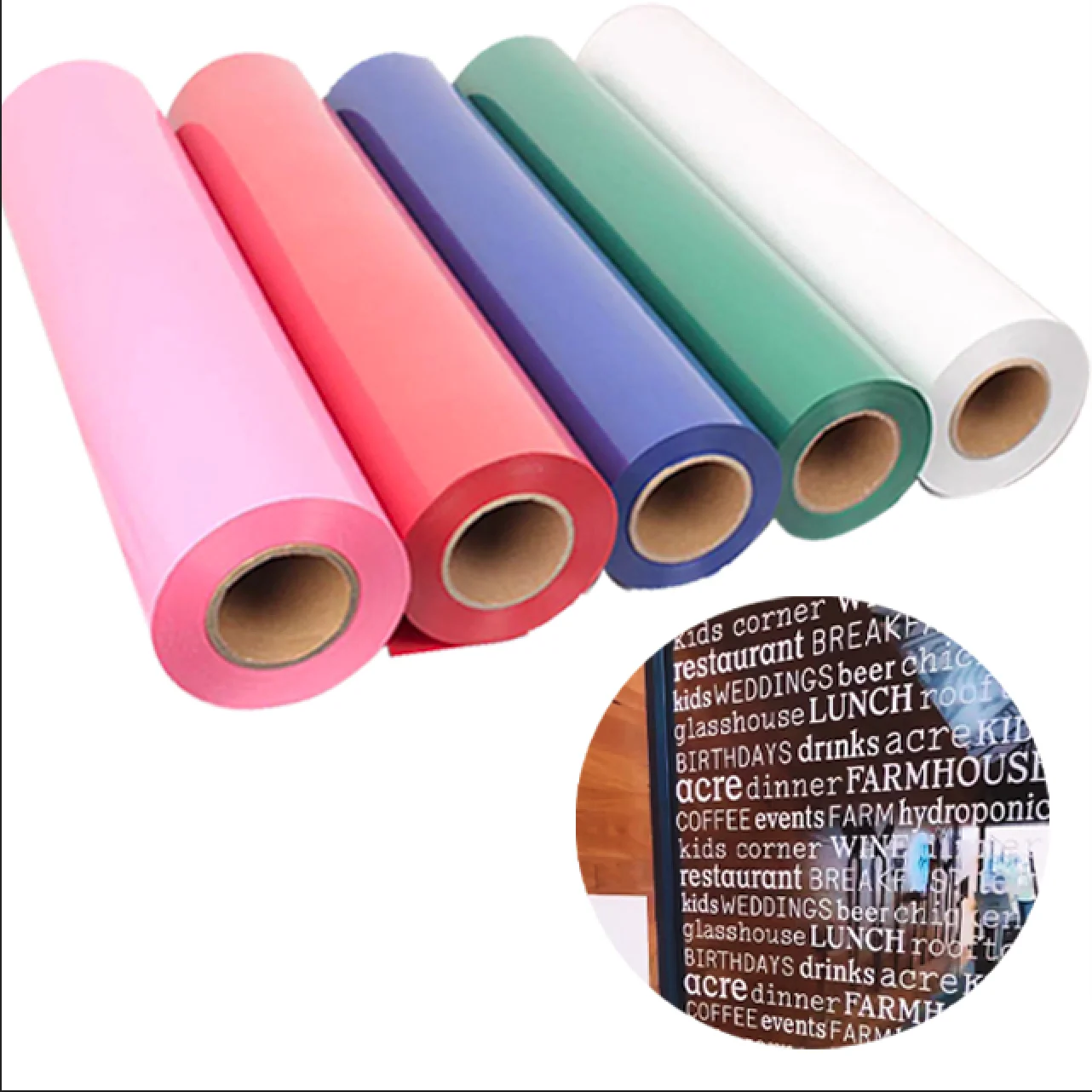 DIY car decal logo sticker oracal glossy matte vinyl self adhesive ...