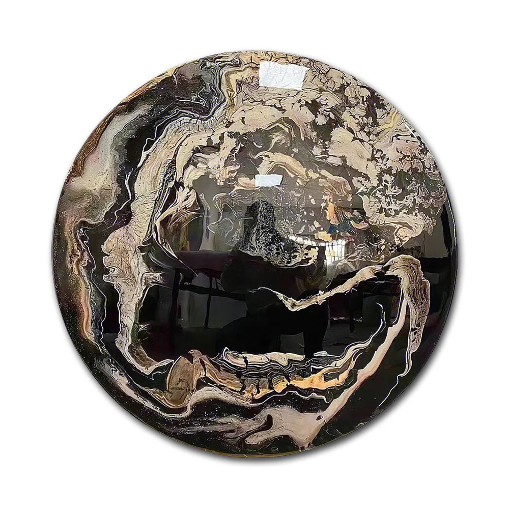 Wholesale Custom 3d Abstract Black Resin Large Wall Hanging Decor For ...