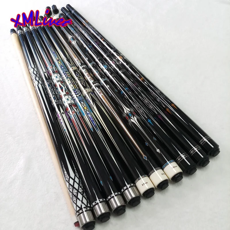 Xmlivet Economic Decal Design Maple Wood 13mm Pool Cue Sticks Colorful ...