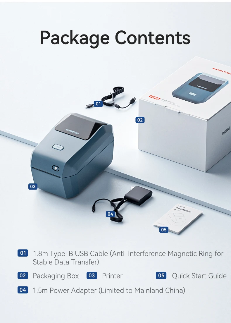 Niimbot K3 Thermal Label Printer for Office & Shipping - Multi-Function ...