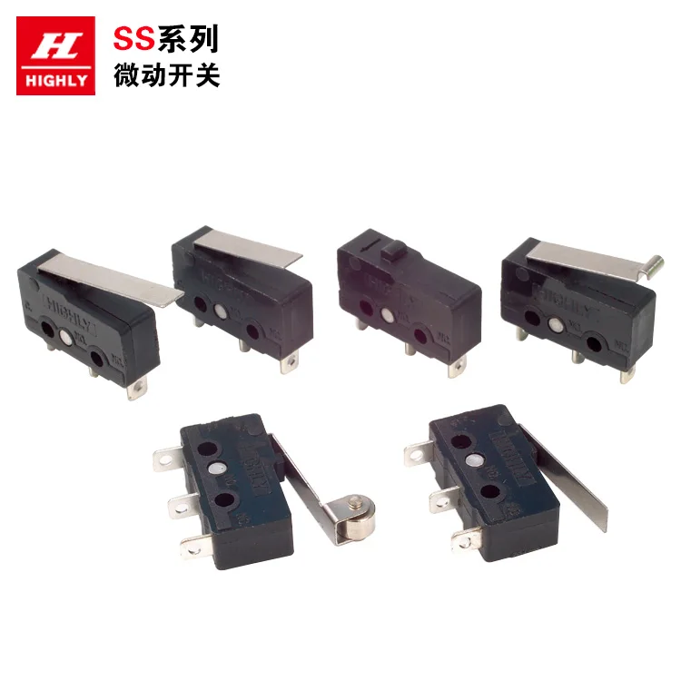 Taiwan Brand High Precision Micro Switch Ss0502 Long Metal Spring Plate ...