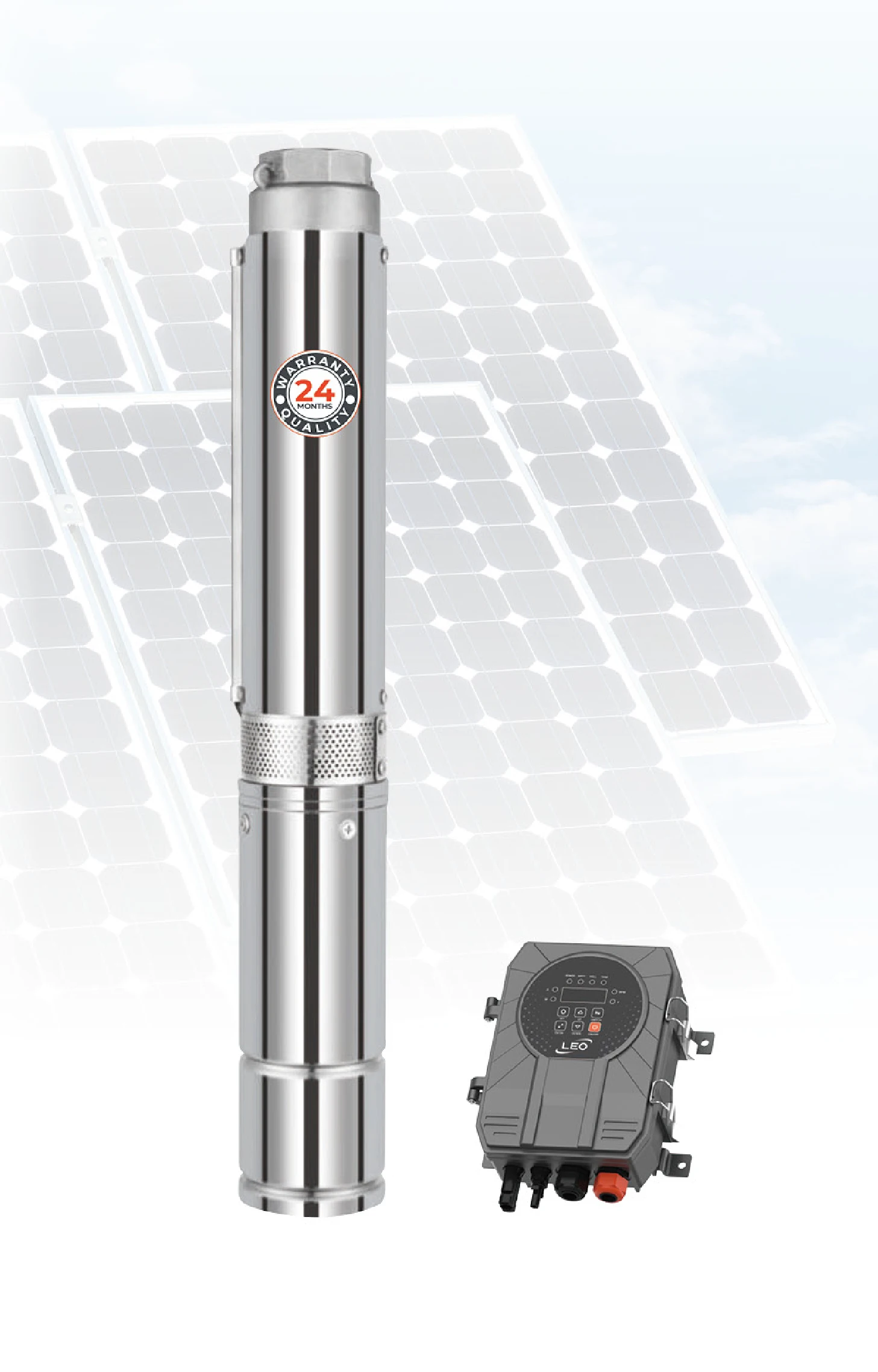 LEO LDP Complete Borehole DC Solar Pump System for Farms
