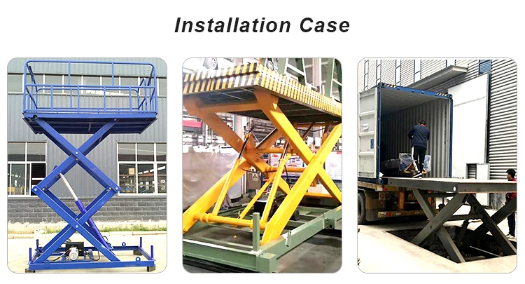 Stationary Scissor Lift Plk Hydraulic Trolley Fixed Type Hydraulic ...