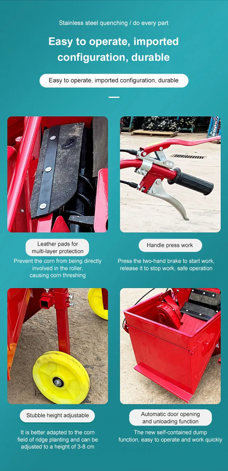 Gainjoys New Small 3 In 1 Mini Corn Picker/hand Push Corn Harvestermini ...