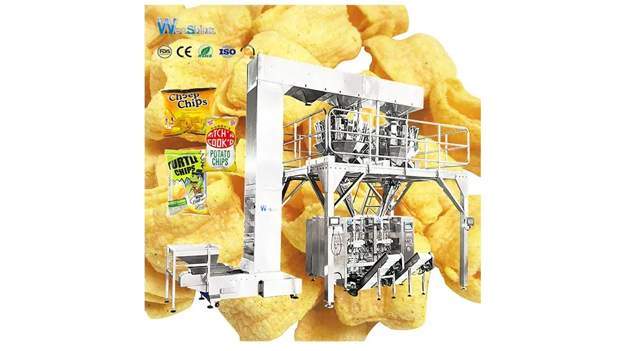 Automatic Multihead Weigher 500g 1kg Quick Cook Frozen Food Packaging ...