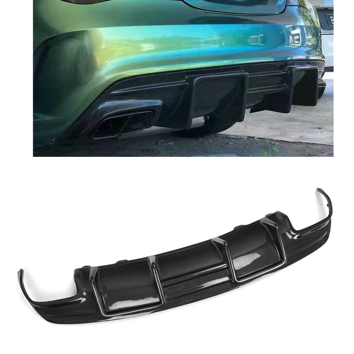 Carbon Fiber Rear Bumper Facelift Diffuser For Mercedes Benz Cla Class ...