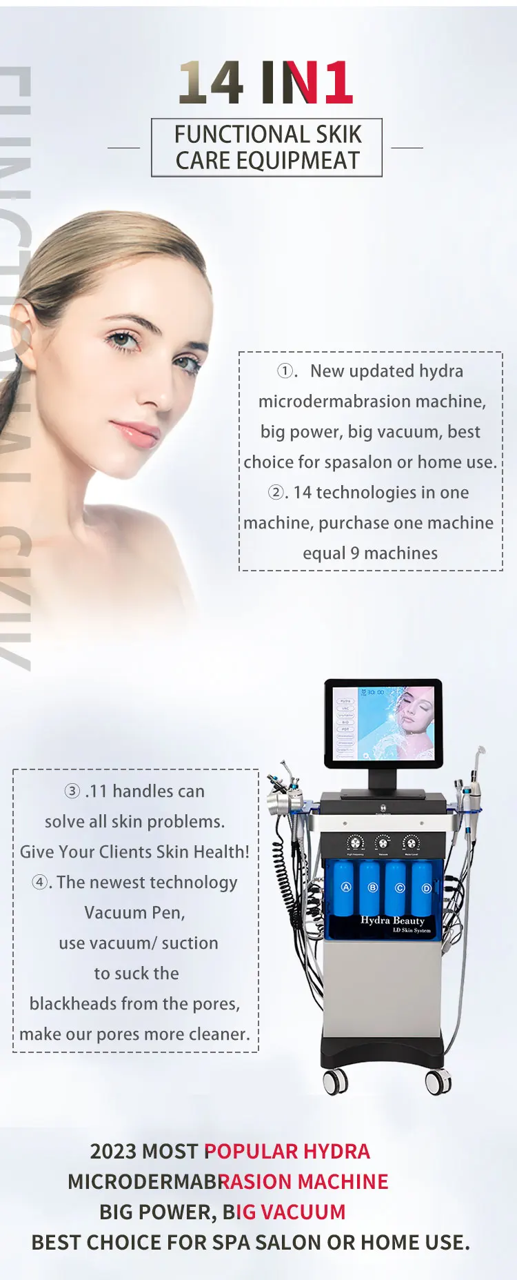 Professional Pure Oxygenspray Hydration Spa Skin Care And Beauty ...