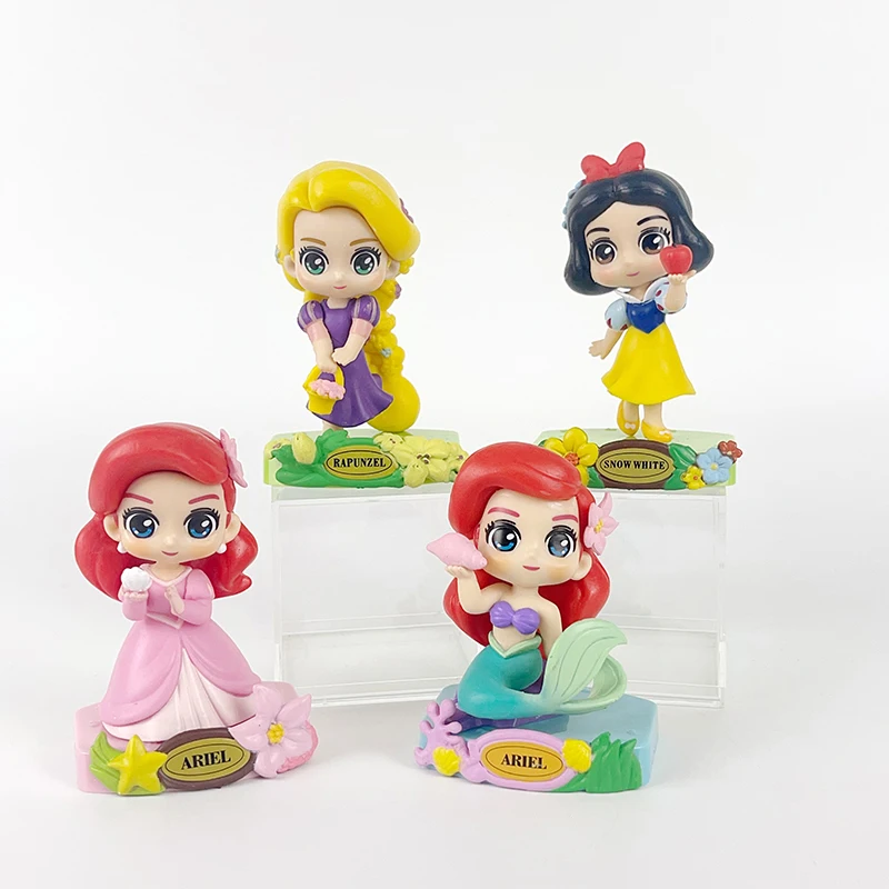 Bj New Design 9pcs/set Cartoon Dsn Princess Garden Series Toy Ornaments ...