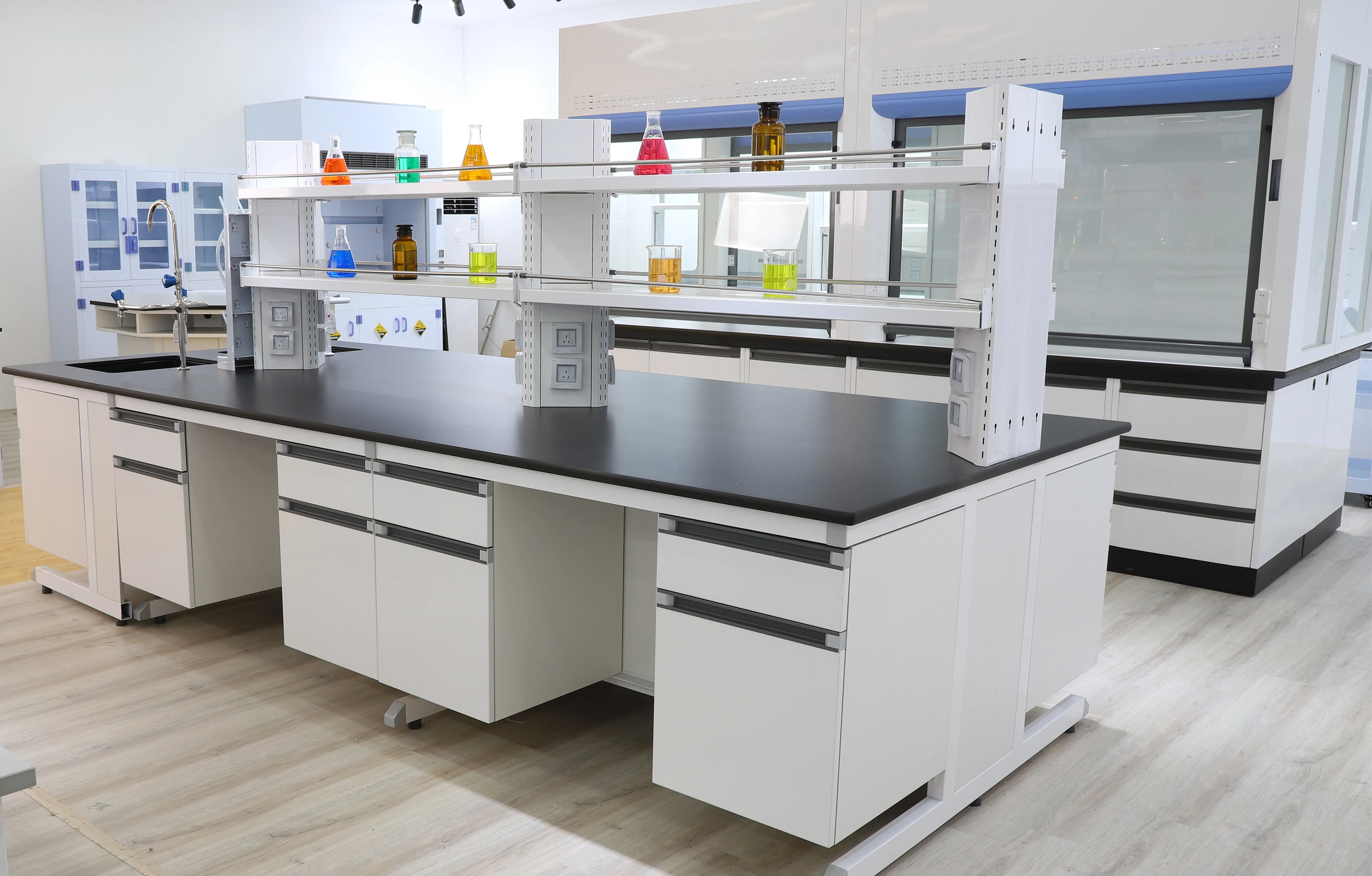 Customization Steel C-Frame Biology Lab Furniture School Laboratory ...