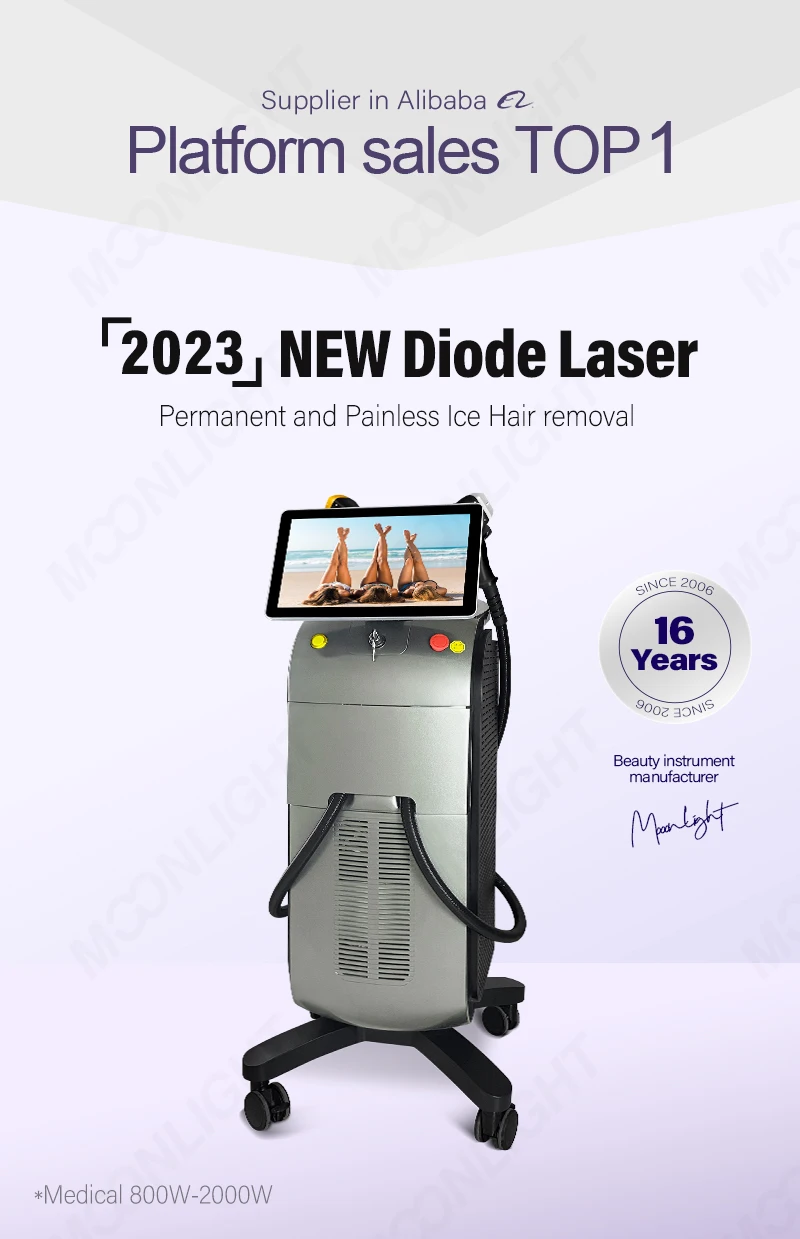 2024 New Diode Laser Vertical Diodo 808nm Depilator Laser Depilation ...