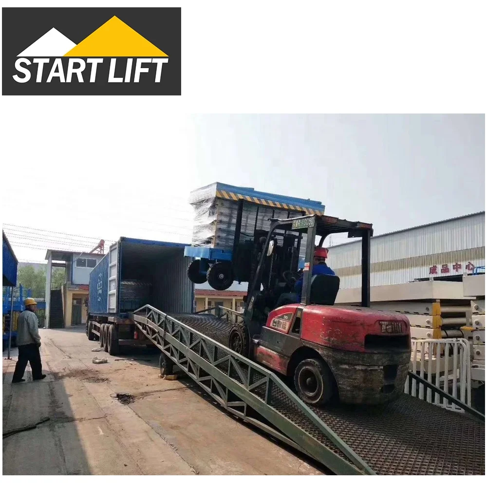 warehouse forklift container loading ramp dock ramp level| Alibaba.com