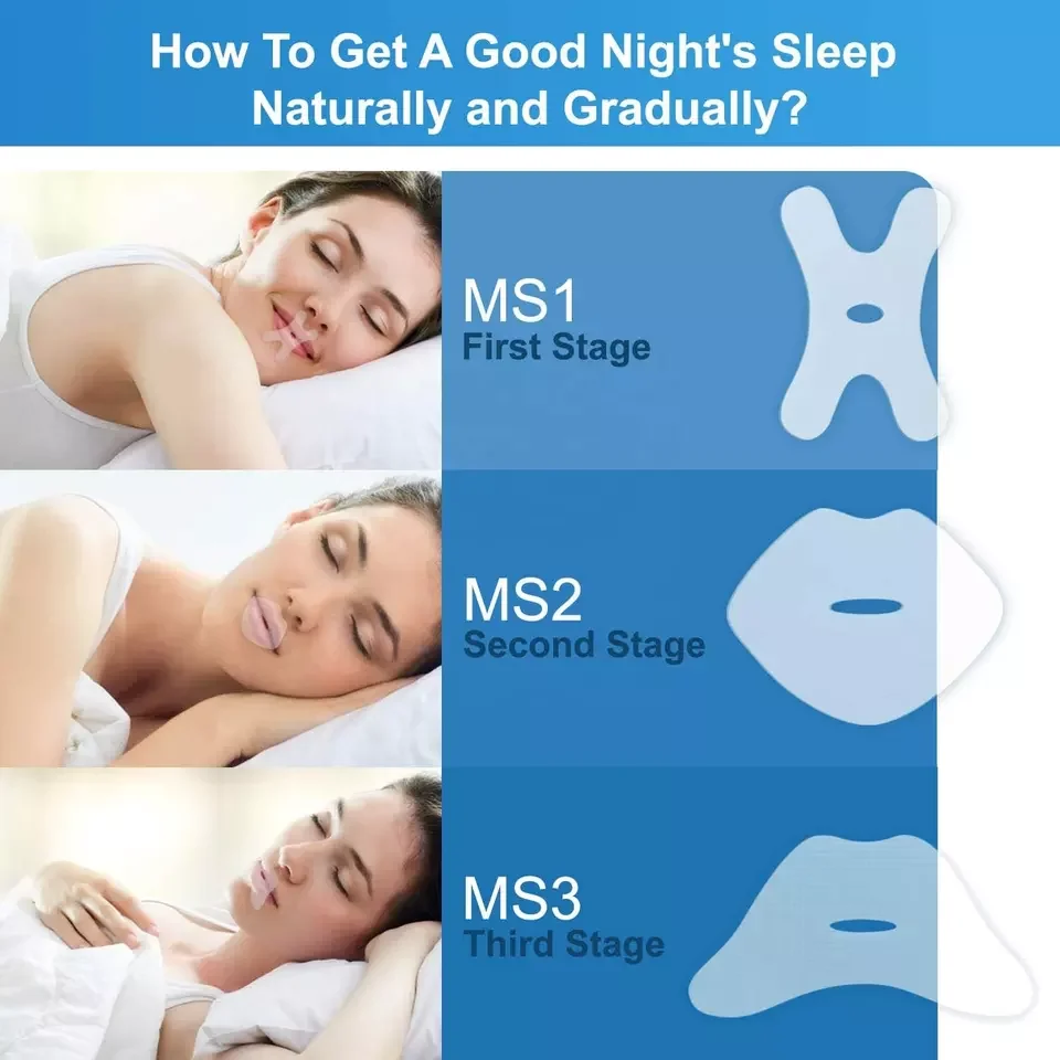 Private Labels Sleep Strips Improves Sleep Relieves Snoring Mouth Tape ...