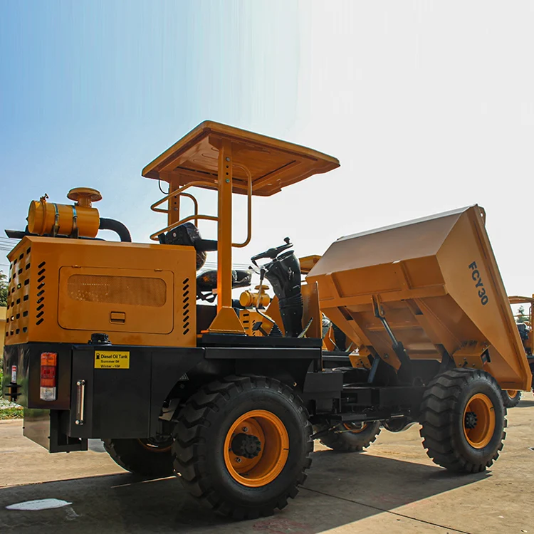 Map Fcy30 New Small Concrete Dumper / 4x4 Wheel Mini Site Dumper 3 Ton ...