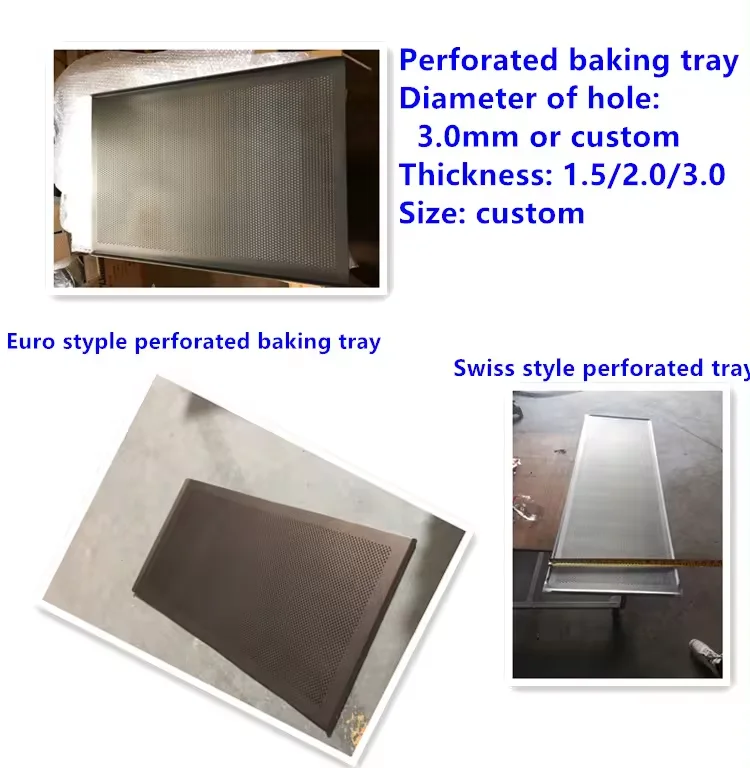 Wholesale 400x600 Aluminium Perforated Oven Tray Metal Bread Cookie ...