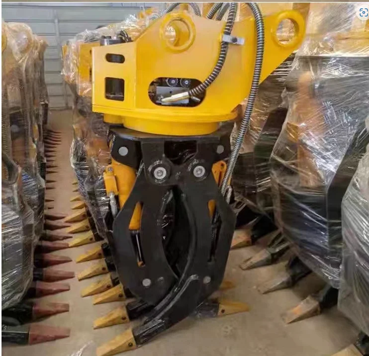 Rotary Excavator Hydraulic Grabs - Durable Log Grapples