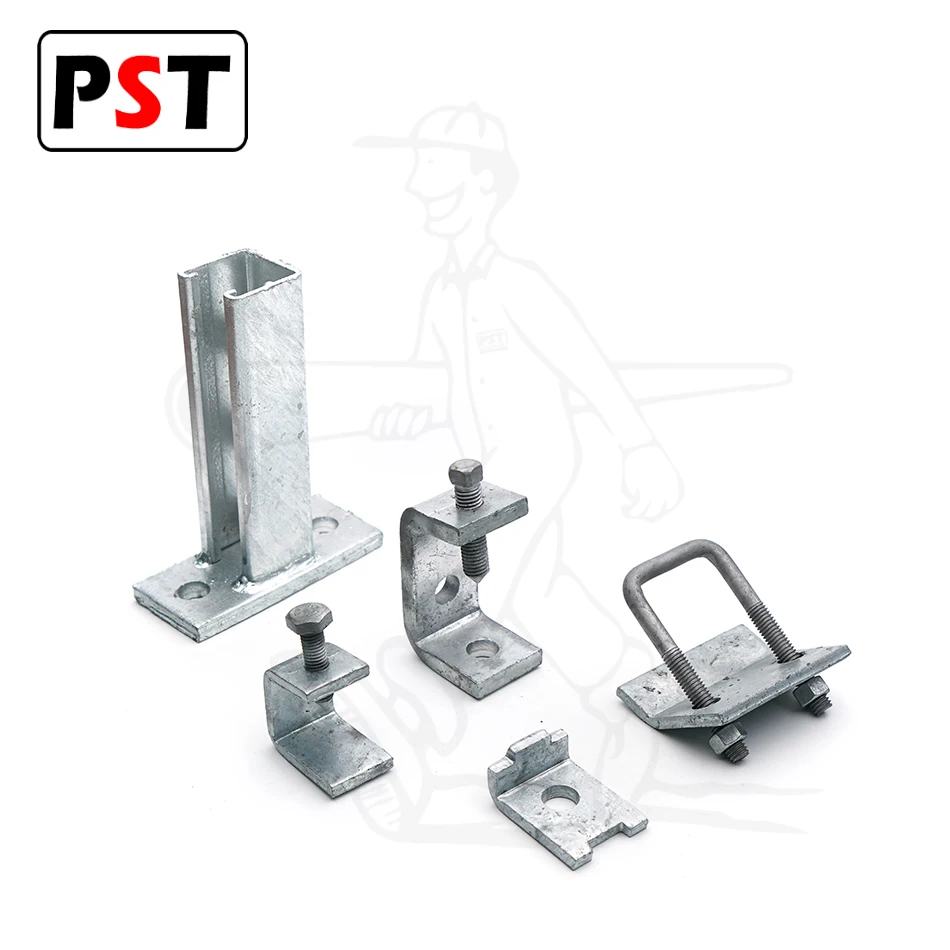 1-5/8" Strut Beam Clamps for Channel-to-Flange, Adjustable Clamps for I ...