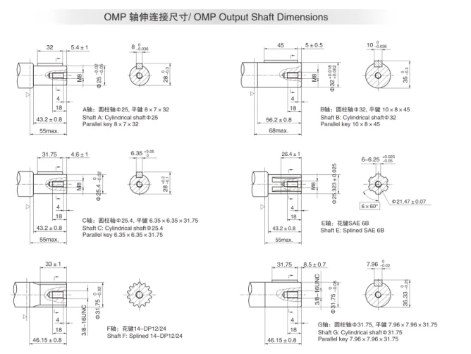OMPH 100 Japan Eaton H Series Hydraulic Orbit Motor for Winch Tracker