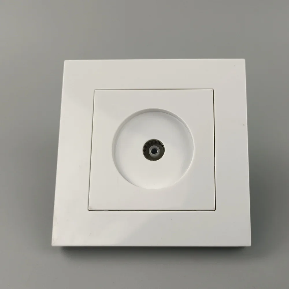 EU Standard Electrical Wall Socket 2 Gang Sockets Outlet Without ...