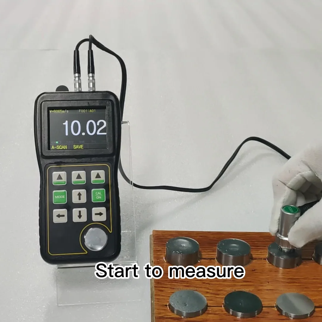 Ut4000 Ultrasonic Thickness Gauge Color Screen Realtime A/b-scan ...
