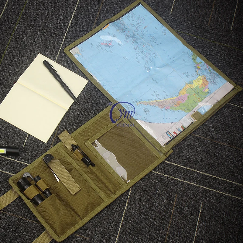 Tactical Notebook Multifunctional Weatherproof Map Case for Hiking ...