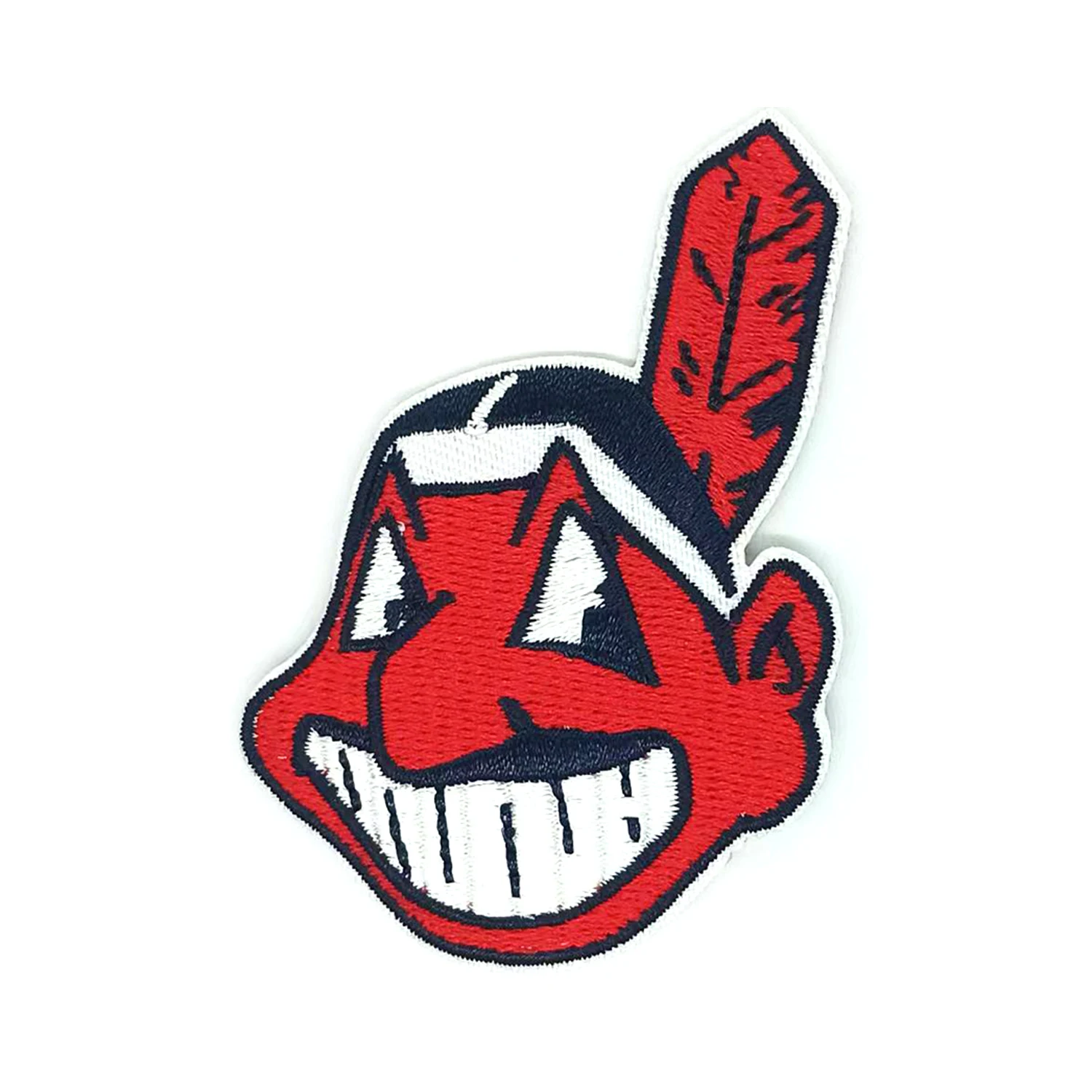 Custom MLB Cleveland Indians Twill Embroidery Iron-On Patch Indians ...