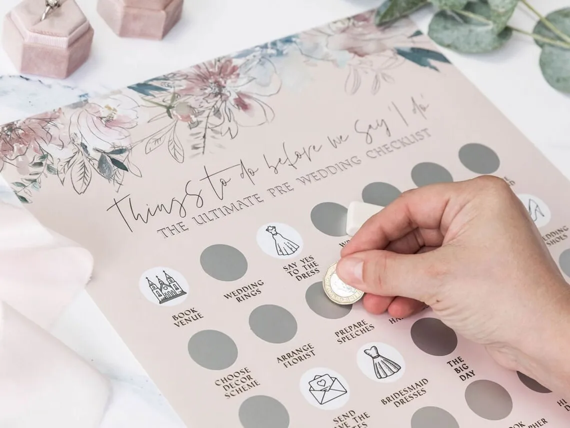 Custom Printing Bride To Be Gift Things To Do Wedding Planning ...