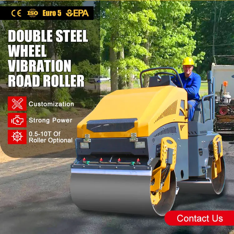 3 Ton to 8 Ton Diesel Vibratory Road Rollers - Reliable Compaction