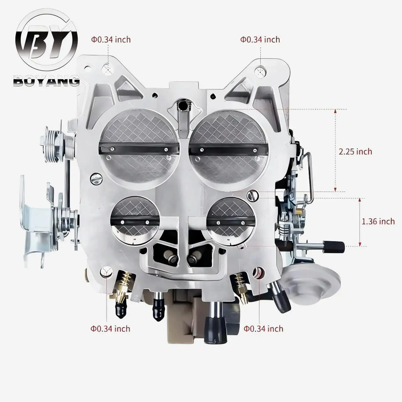 1901R 4MV Rochester Quadrajet Carburetor for Chevy GMC