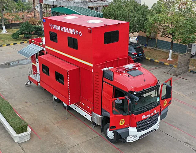 Mercedes Fire Rescue Vehicle Fire Truck Fire Command Truck ...