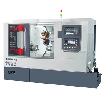 4 Axis Two Spindle Y Axis Cnc Lathe With Fanuc Control System - Buy Double Spindle Cnc Lathe,Y ...