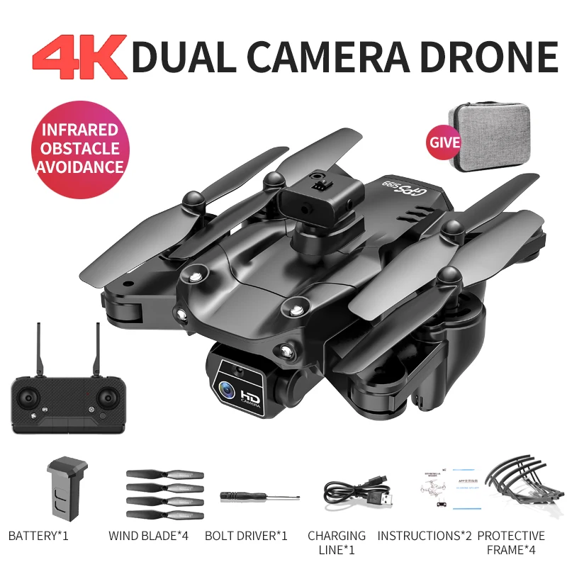 2023 New S199gps Dual Camera Obstacle Avoidance Gps Drone Com Gps With ...