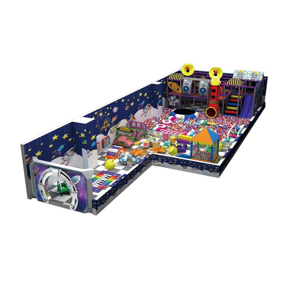 Customize Jungle Space Theme Commercial Children Indoor Playground ...