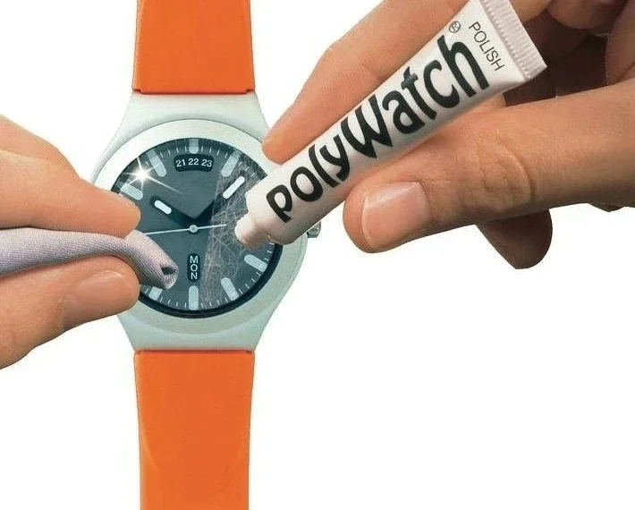 POLYWATCH SCRATCH REMOVAL Plastic Acrylic Watch Crystals Glasses Repair ...