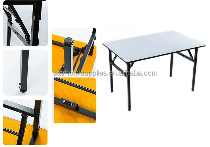 PVC Banquet Folding Table for Wedding Dining Hall Restaurant Kitchen ...