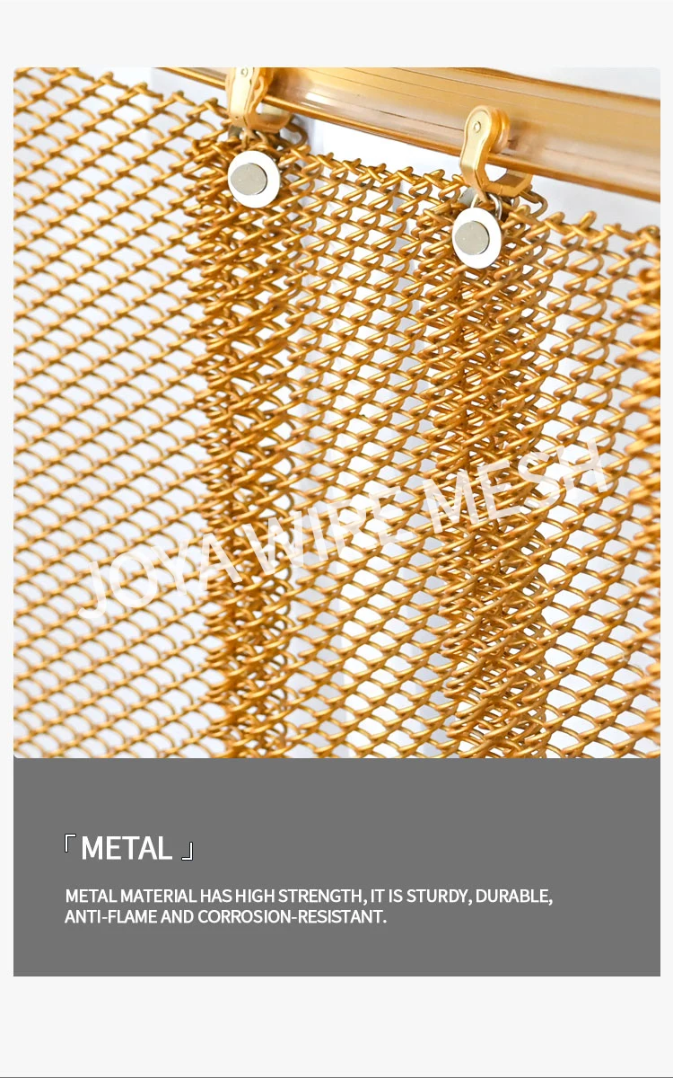 Decorative Aluminium Metal Mesh for Drapery & Ceilings