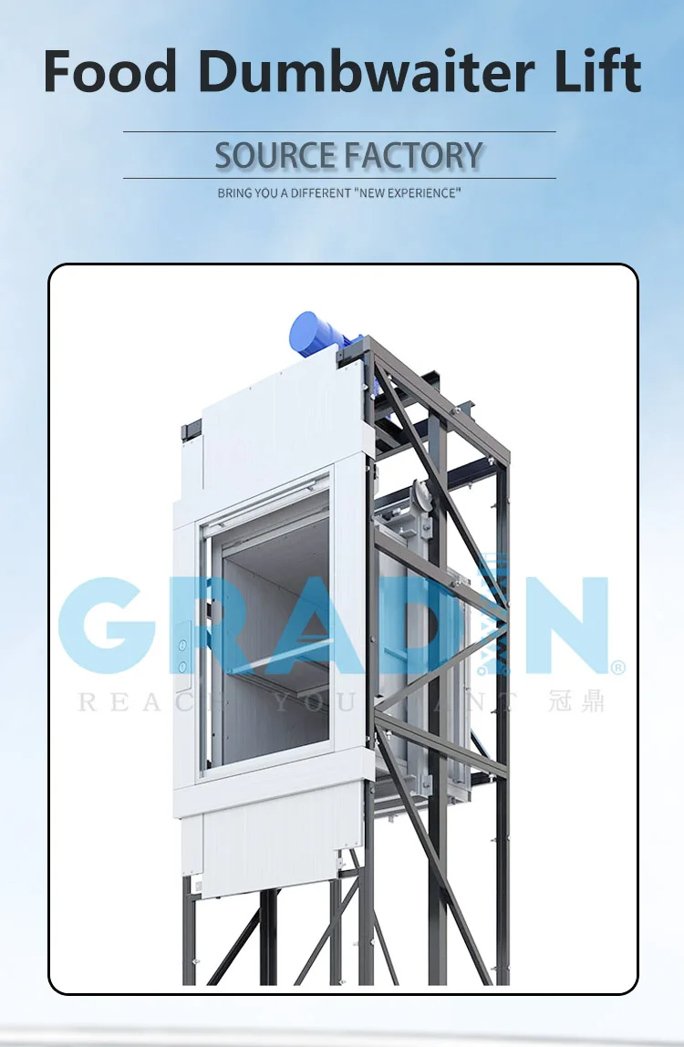 Customized Stainless Steel Commercial Food Service Lift for Restaurant ...
