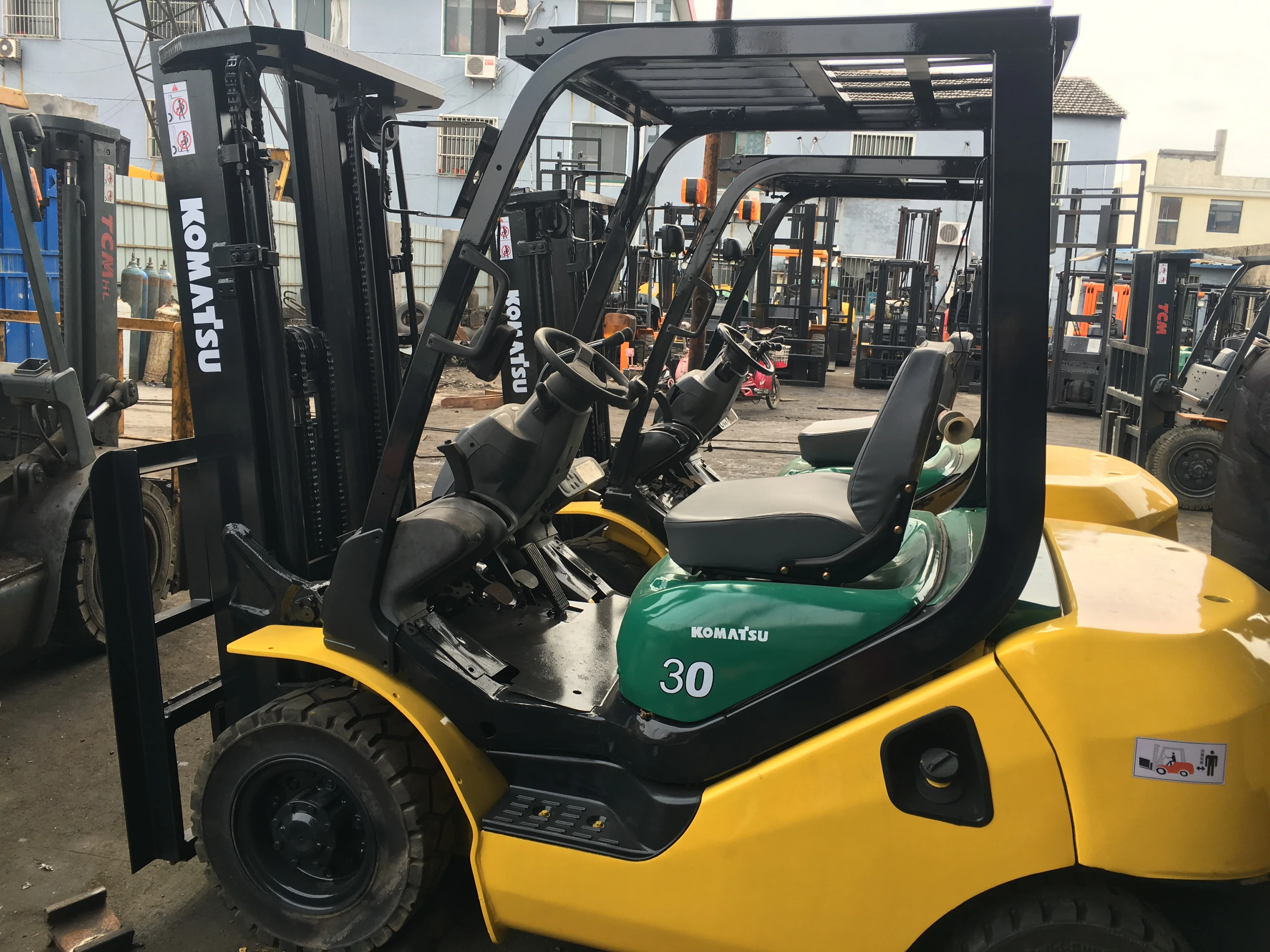 Used Komatsu 3 Ton Forklift Hydraulic Lifting Height Fd30 Forklift For Sale - Buy Komatsu 3 Tons ...