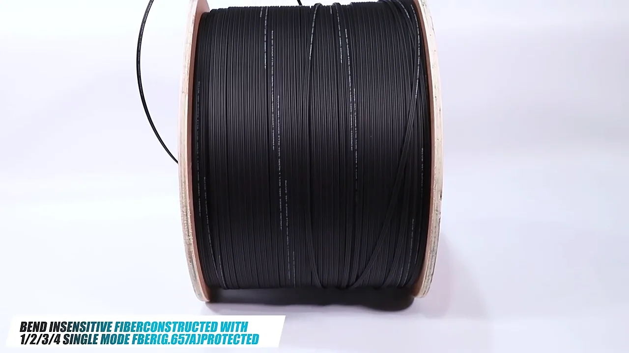 Owire Oem Fiberhome Yofc 1core 1km Drop Fiber Cable Ftth Optical Fiber ...